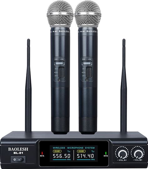 Systeme De Microphone Sans Fil Uhf à Deux Canaux Maroc Ubuy