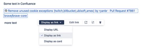 how do i get github to embed in a confluence page