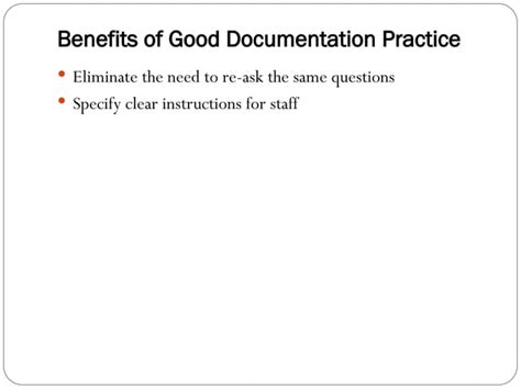Module 9 Gclp Good Documentation Practice Ppt