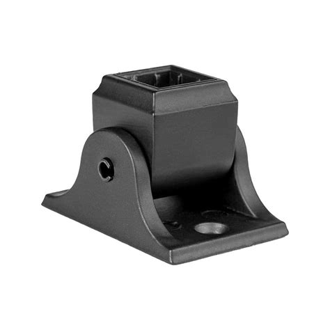 Nuvo Iron Black Surface Mount Stair Rail Connector For 12 In Interior