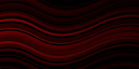 Dark Red Yellow Vector Background With Curves Bright Sample With Colorful Bent Lines Shapes
