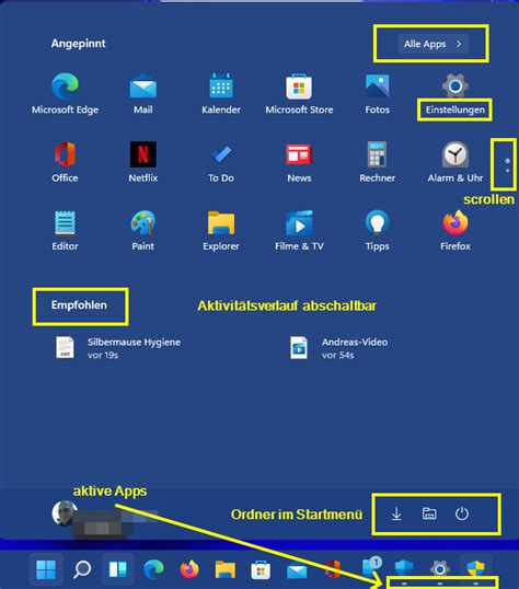 installation windows 11 startmenü anpassen dr windows