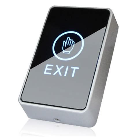 Backlight Push Touch Exit Button Infrared Door Switch With Indicator