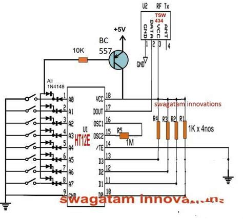 Rf Tx And Rx Circuit Diagram Wiring Flow Schema