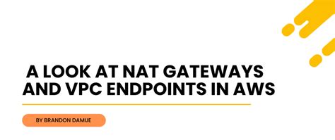A Look At Nat Gateways And Vpc Endpoints In Aws Dev Community