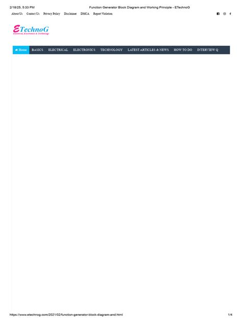 Function Generator Block Diagram And Working Principle Etechnog Pdf Operational Amplifier