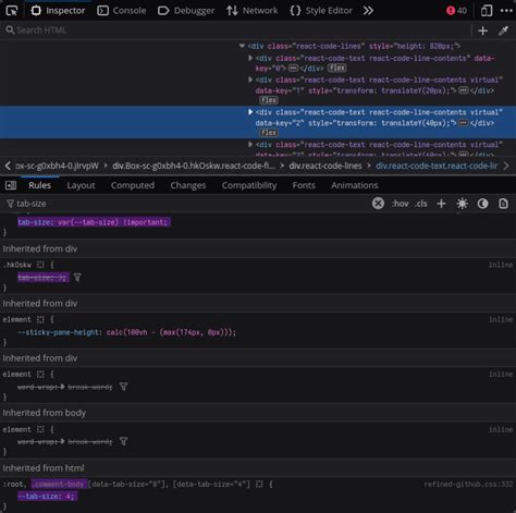 Tab Size Broken In New Code View Issue Refined Github Refined Github GitHub