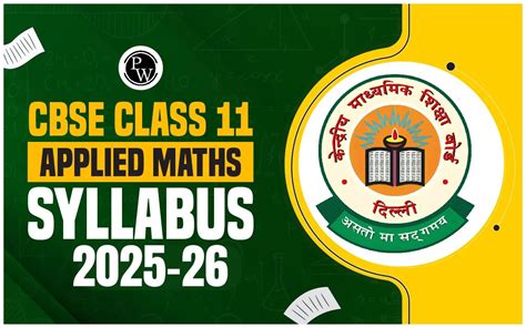 Cbse Class 11 Applied Maths Syllabus Marking Scheme Tips