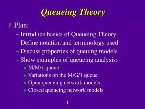 Ppt Queueing Theory Powerpoint Presentation Id447622
