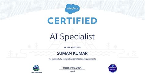 Suman Kumar On Linkedin Ai Salesforce Salesforceai Salesforceaispecialist Aispecialist Ai…