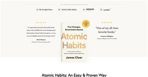 Atomic Habits Funnel Inspo