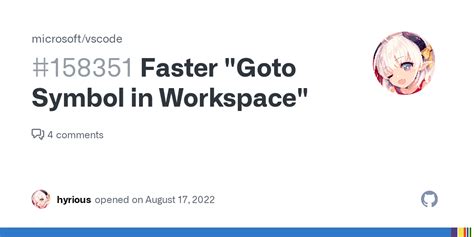 Faster Goto Symbol In Workspace Issue 158351 Microsoft Vscode