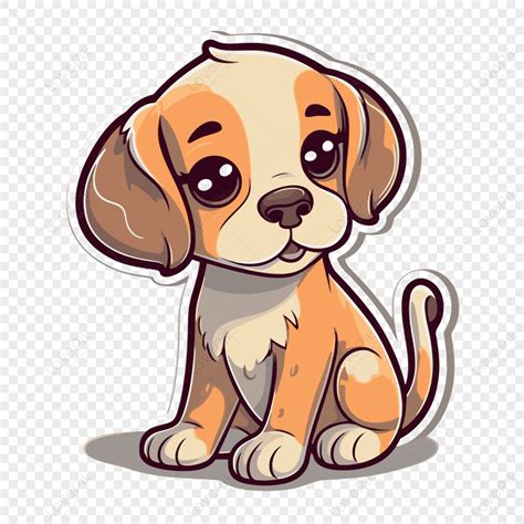 티셔츠 클립 아트에 대한 귀여운 비글 강아지 스티커 디자인 벡터상표 Png 일러스트 무료 다운로드 Lovepik