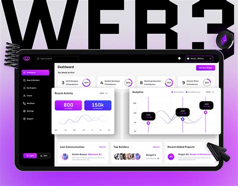Web3 Project Management Platform With Token Payments Behance