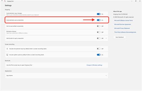 Enable Or Disable Snipping Tool Auto Save Screenshots In Windows 11
