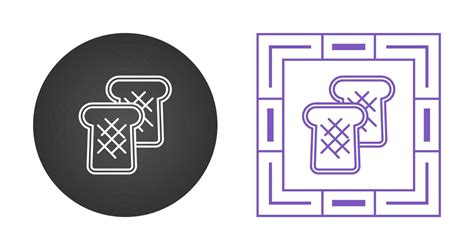 Toast Bread Vector Icon 27356786 Vector Art At Vecteezy