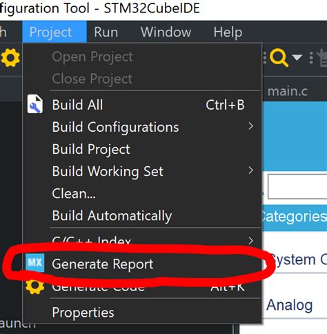 Solved Genereta Report With Stmcubeide Problem Stmicroelectronics