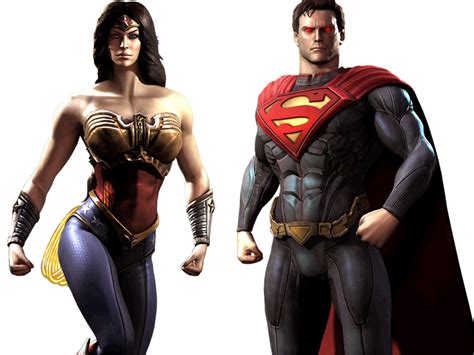 Super Homem E Mulher Maravilha Em Png