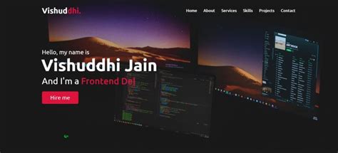 Vishuddhi Jain On Linkedin Portfolio Webdevelopment Design