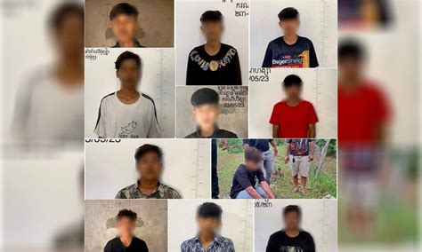 ក្រុម ក្មេងទំនើង១១នាក់ ប្រដាប់ ដោយ កាំបិត តូចធំ កាប់ ចាក់ គ្នា ត្រូវ កម្លាំងនគរបាល ព្រហ្មទណ្ឌ