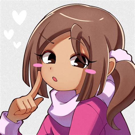 Safebooru 1girl Blush Stickers Brown Eyes Brown Hair Character