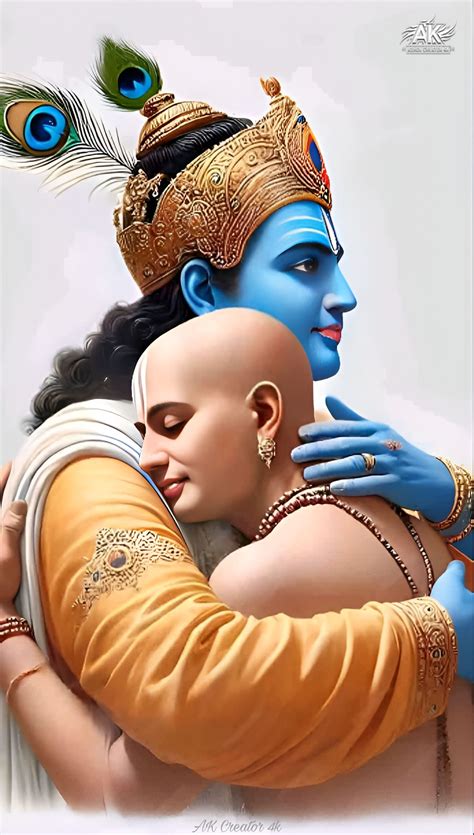 Krishna Sudama Hd Wallpaper