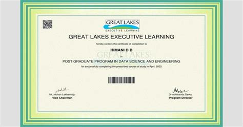 Finished Data Science Program At Great Lakes Institute Himani Dinesh
