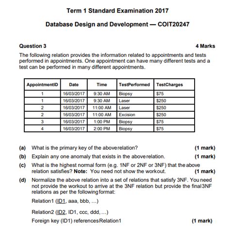 Solved Data Modelling Questions Answer All Questions From