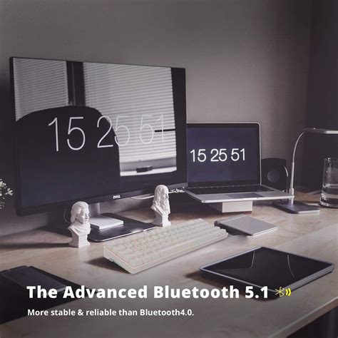 DREVO Calibur V PRO Bluetooth Wireless RGB Mechanical Gaming Keyboard With Detachable USB C