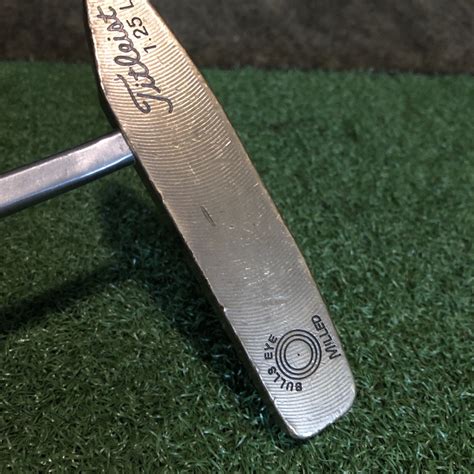 Titleist Bulls Eye Milled Golf Putter Model 1 25 L 35” Golf Pride Grip