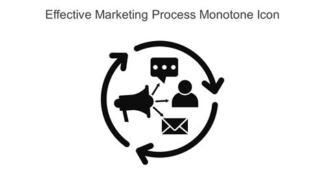 Effective Marketing Process Monotone Icon In Powerpoint Pptx Png And Editable Eps Format Ppt