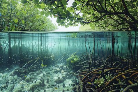 Exploring The Ecological Role Of Mangrove Forests Generative Ai Premium Ai Generated Image