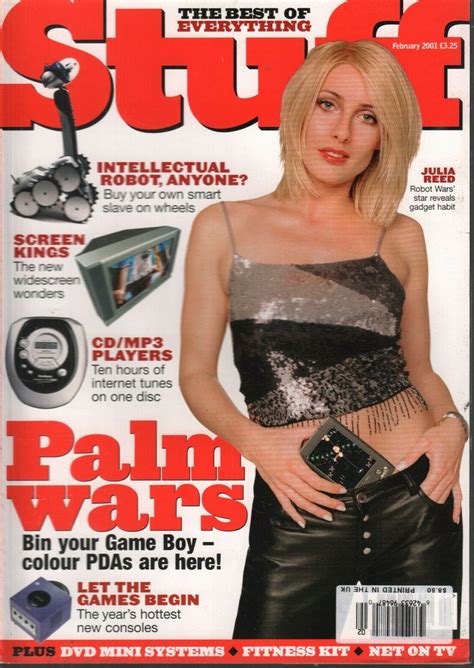 Stuff Uk Technology Magazine February 2001 Julia Reed Robot Wars 12091 Mr Magazine Hobby