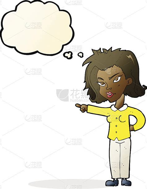 卡通人物与思想泡沫