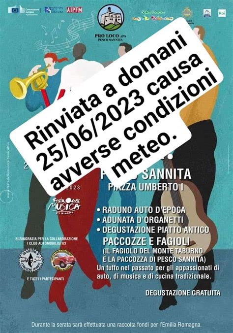 Vivi La Vita Festa Della Musica Dovesivaquestasera