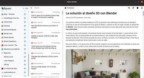 Raven Reader O RSS En El Siglo XXI Atareao Con Linux