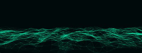 입자의 추상 기술 물결 빅 데이터 시각화 모션 도트 및 선이 있는 벡터 배경입니다 인공지능 파도 패턴에 대한 스톡 벡터 아트 및 기타 이미지 Istock