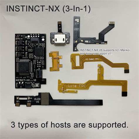 INSTINCT NX V6 3 In 1 NS Chip OLED V6 Chip OLED Mod Chip Suitable For Raspberry Pi NS DIY