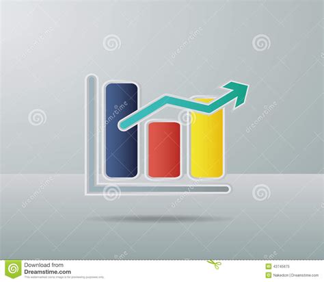 Colorful Business Chart Stock Vector Illustration Of Chart