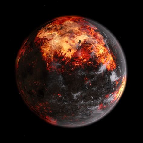 Star Wars Planet Mustafar Texutre