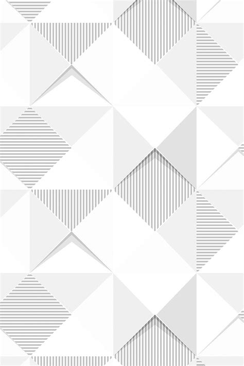 Download Premium Image Of White Geometric Triangle Patterned Background Design Resource By Kappy