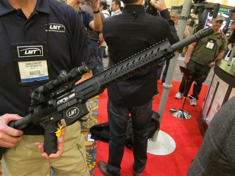 Lewis Machine And Tool Lmt Lm8mws Also Written Lm8 Mws 16″ “slick Receiver” Monolithic Rail