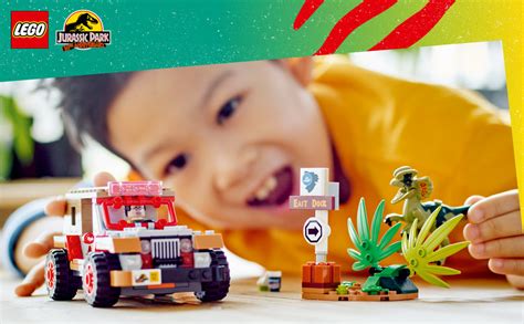 Lego Jurassic Park Dilophosaurus Ambush 76958 Building Toy