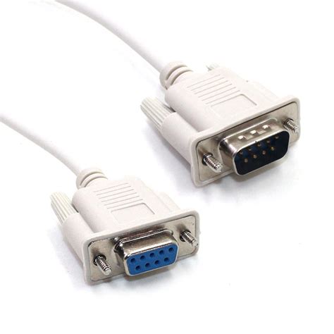 RS DB Pin Male To Female Serial Port Cable Industrial Adapter DB