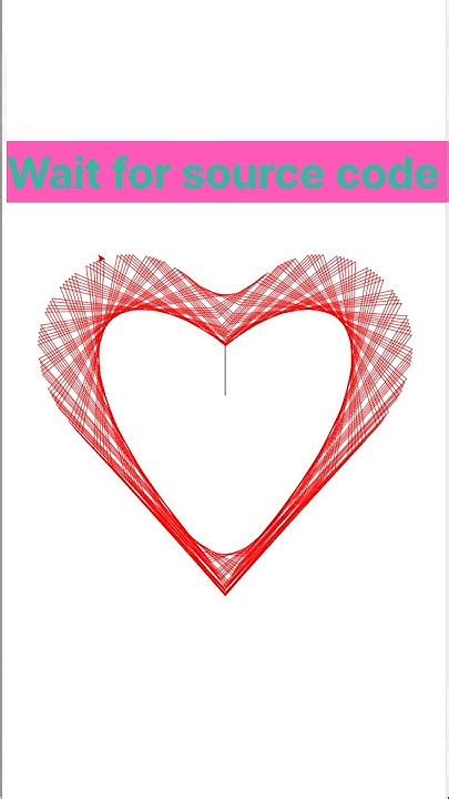 Beautiful Heart ️ Using Pythonshortscodingpythonpythonturtle Youtube