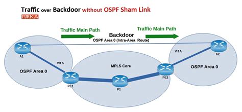 OSPF Sham Link Over MPLS L3VPN Backbone