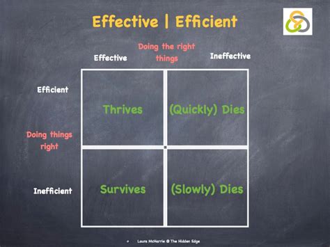Effective Efficiency Matrix Laura Mcharrie The Hidden Edge