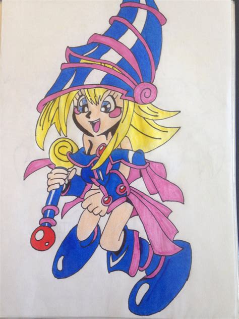 Toon Dark Magician Girl Fan Art By Starfall95 On Deviantart