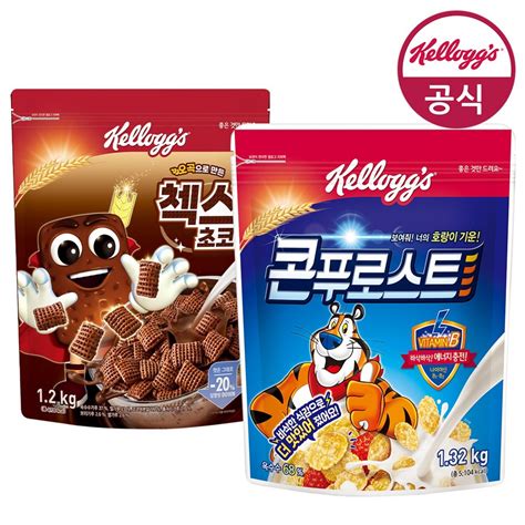 켈로그 켈로그 콘푸로스트 1320g 첵스초코 1200g 세트 132kg 1세트 시리얼 쿠팡 위시버킷