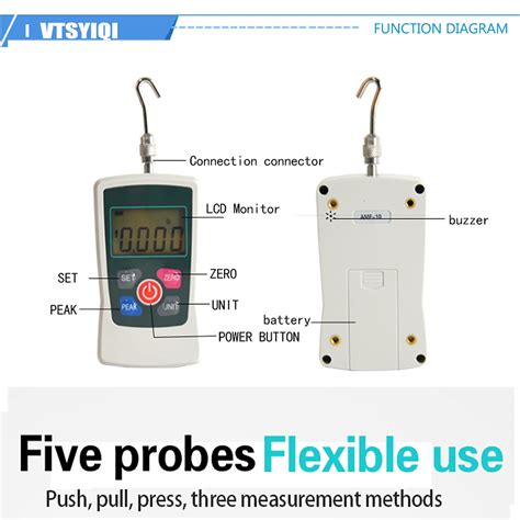 Force Gauge Digital Force Gauge Push And Pull Tester Meter Dynamometer